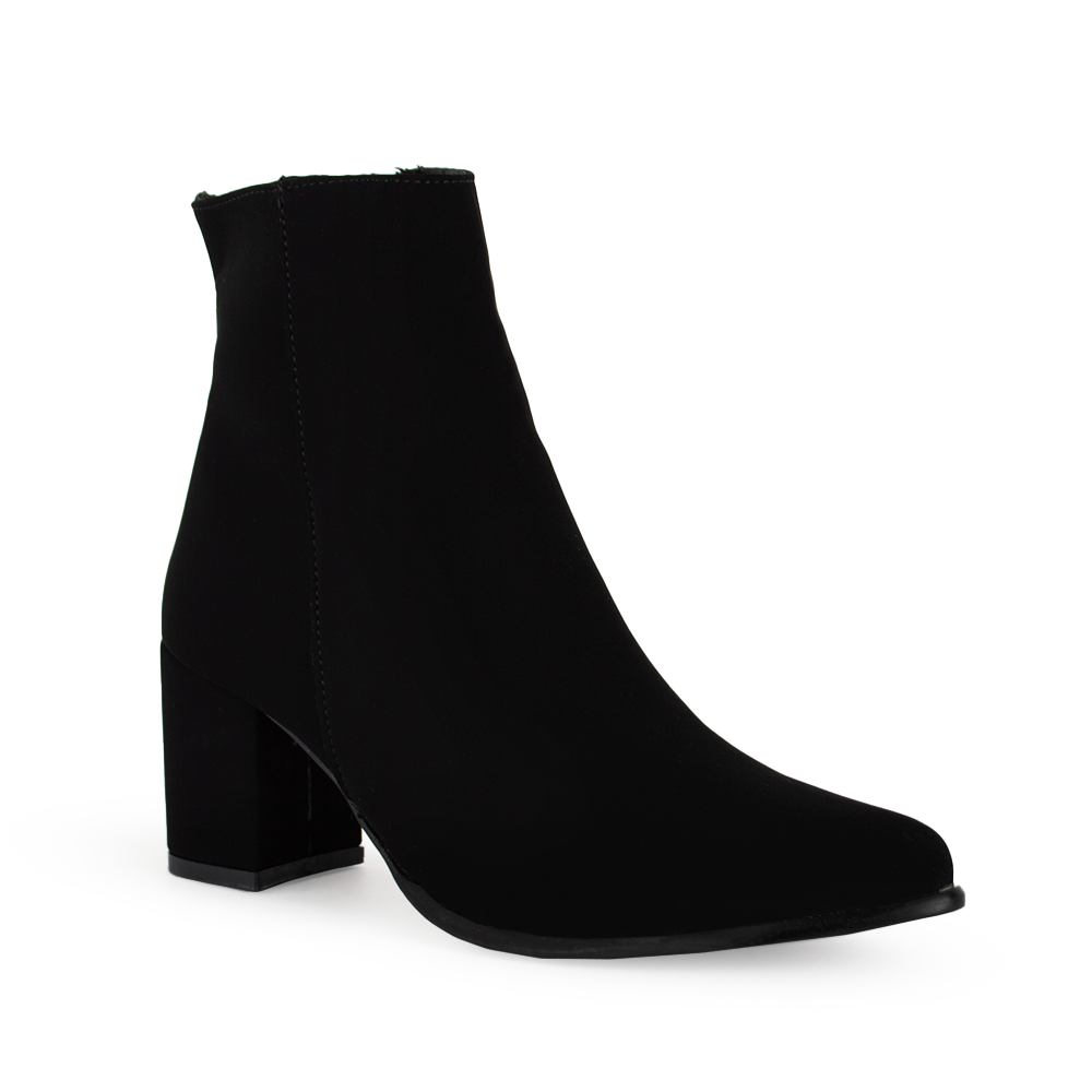 Bota Negro Mujer Tacon Casual Botin Dama 1710455 – Gabriela's Zapatería